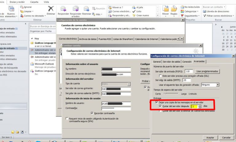 Configurar Outlook en PC - Lenguaje Visual Peru